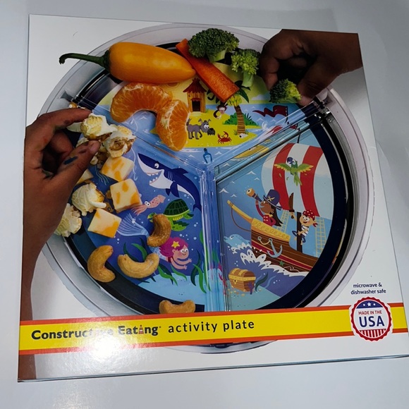constructive kid stuff | Toys | Nib Kids Activity Dinner Plate To ...